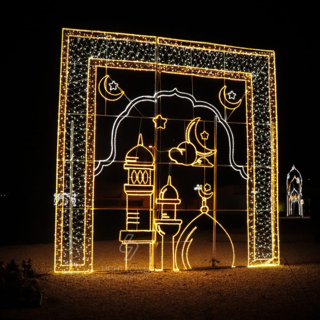 Eid Lighting | Light Tower Illumiantion